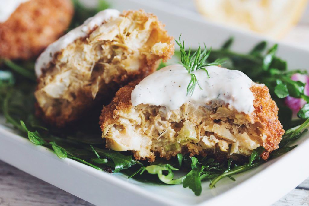 how to make vegan artichoke cakes